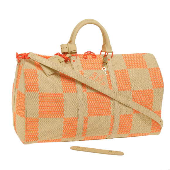 Louis Vuitton | Bags | Louis Vuitton Damier Giant Keepall Bandouliere 5 ...